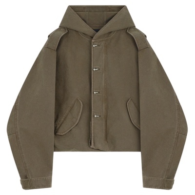 WE11DONE25秋冬男士折叠连帽夹克休闲风简约日常时尚