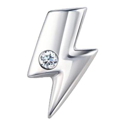 周生生pt950铂金钻石耳钉