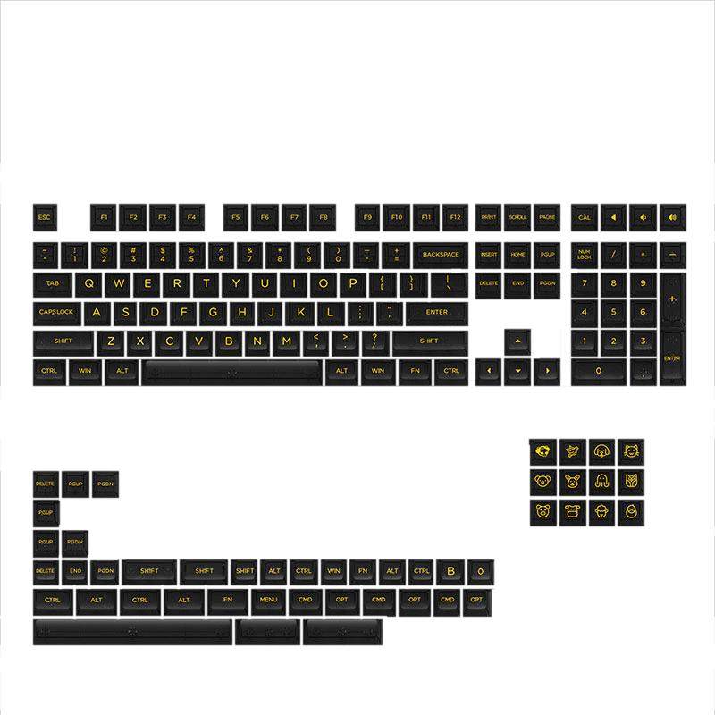 Akko Clear白色透明键帽机械键盘十字轴TTC樱桃轴客制化透光键帽_虎窝淘