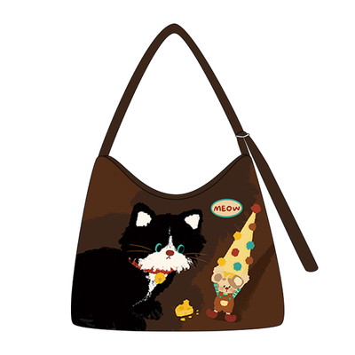 尼睿猫和老鼠可爱斜挎包