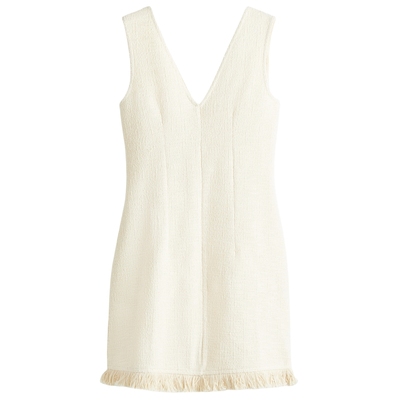 HM女装千金风连衣裙冬季气质通勤圈绒迷你连身裙1309630