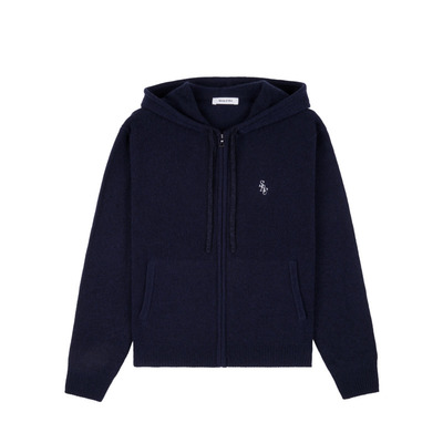 [秋冬新品]Sporty&Rich Off Duty系列女士连帽羊绒针织毛衣卫衣