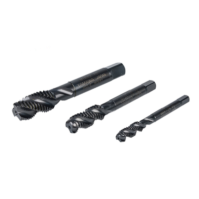 日本进口YAMAWA黑色螺旋机用丝锥SP-OX含钴丝攻不锈钢用M3456810