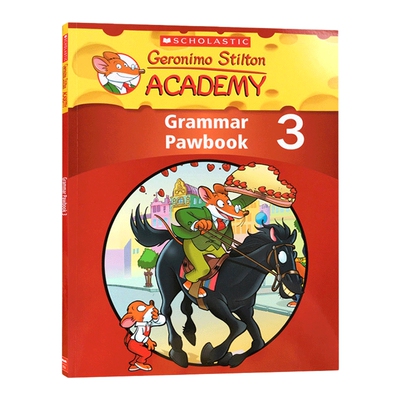 英文原版 Geronimo Stilton Academy Grammar Pawbook 3 老鼠记者语法练习册3 英语综合能力提升 英文版 进口英语原版书籍