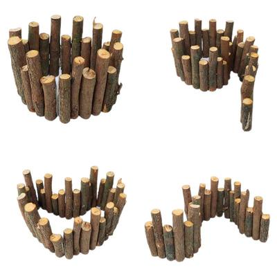 杉木篱笆实木栅栏小木桩