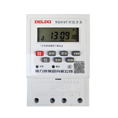 德力西kg316t广告灯时间控制器