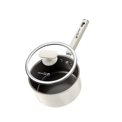 2025年新款钛陶瓷奶锅婴儿辅食宝宝不粘锅蒸煮泡面锅一人食母婴级