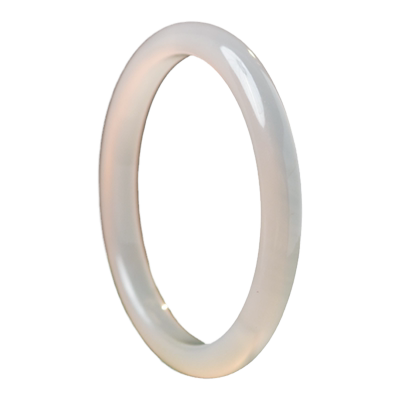 东海世家白玛瑙圆镯叮当镯手镯