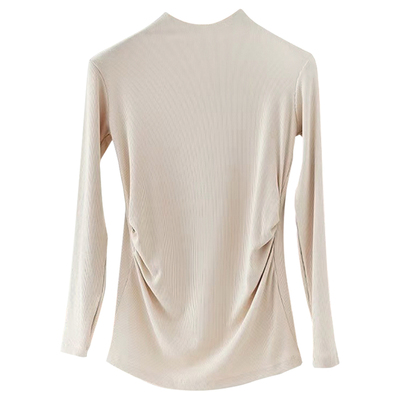 孕妇装保暖上衣半高领内搭打底衫