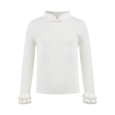 LittleNaive儿童旗袍领打底衫