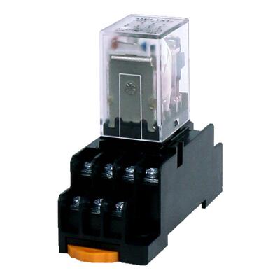 德力西中间继电器DC24V8/14脚