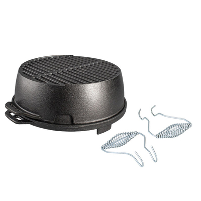 Lodge美国进口便携式铸铁烧烤架烤炉碳炉 围炉煮茶烤肉 户外/家用