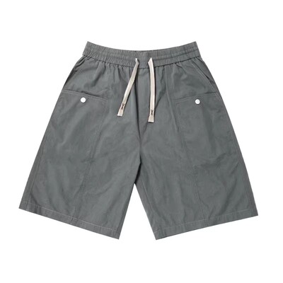 【清仓】日系大口袋工装前扣短裤男生夏季休闲直筒五分裤子77030