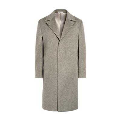 SUITSUPPLY浅绿色羊毛中长款男士大衣外套