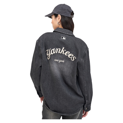 MLB男女官方牛仔衬衫外套