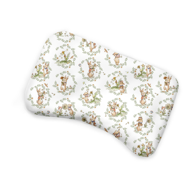 721星球儿童枕头宝宝硅胶枕0-1-3岁竹棉纱布护颈枕舒爽透气