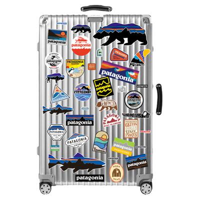 欧美户外潮牌pata行李箱贴纸