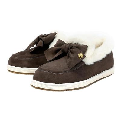 老美华2025初冬新款梅雪相忆加绒加厚保暖女款棉鞋厚底雪地靴女鞋