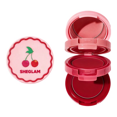 现货新品Sheglam三色奶油腮红膏两用提气色立体膨胀收缩色不飞粉