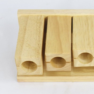 木制五音梆子奥尔夫打击乐器儿童互动木鱼方伴奏音梆子5表演