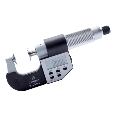 青量电子数显公法线千分尺盘测头