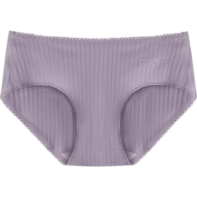 纯棉中腰抗菌女士内裤