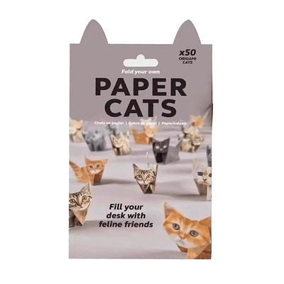 创意diy半成品几何折纸猫和狗