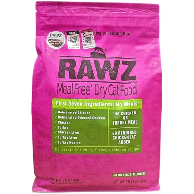 罗斯rawz鲜肉低温烘焙脱水猫粮