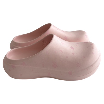 厚底拖鞋女夏足弓包头半拖厨师鞋