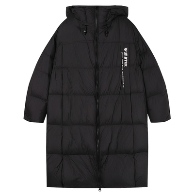 白鹿语90鸭绒长款羽绒服