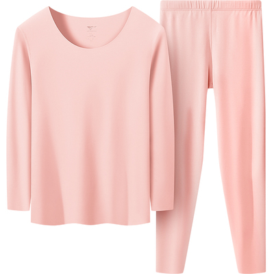 七匹狼德绒保暖内衣女士秋衣秋裤