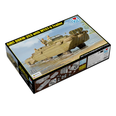 小号手DUKW-353运输车拼装模型