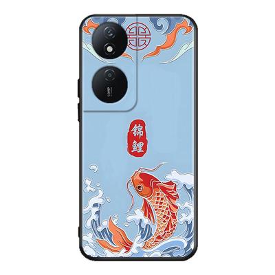 秋昊适用于华为荣耀畅玩50plus男女防摔手机壳clk-an00 小清新古风保护套honor荣誉play8t软硅胶外壳畅玩50pl