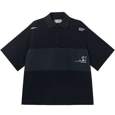 HACR法老同款廓形短袖t恤polo衫