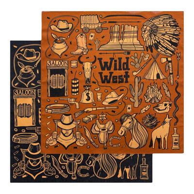 西部风造型头巾潮摩托机车遮面巾