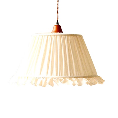 【朝烟】吊灯 复古 法式 怀旧 文艺 极简 北欧乡村 棉麻布艺 床头