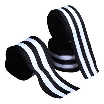 黑白条纹裤子运动卫衣百搭织带