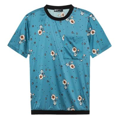 ANDREW MACKENZIE意大利男装夏季新款时尚休闲圆领T恤男短袖