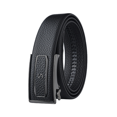 沙驰皮带男2026新款真皮商务休闲裤带时尚青年潮流自动扣腰带