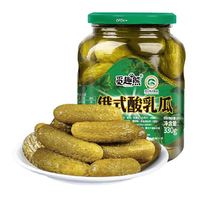 俄式乳黄瓜330g酸黄瓜