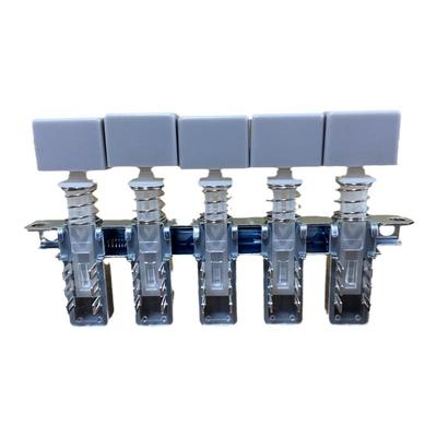 台湾进口琴键双掷连动互锁开关