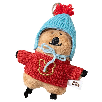 Dinotaeng柿子椒熊钥匙扣挂件