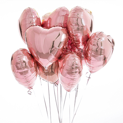 七夕表白浪漫爱心气球花束装饰