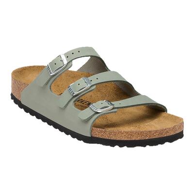 BIRKENSTOCK涂油皮多带拖鞋