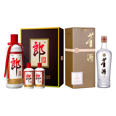 无礼袋！！郎酒子母郎礼盒+54度500ml董酒精装老贵董单瓶组合装
