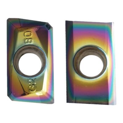 彩色铝用数控铣刀片APKT1604 RCGT1003 SEHT1204铝铜高光面铣刀粒