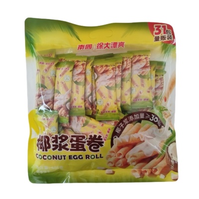 南国405椰香薄饼椰浆蛋卷