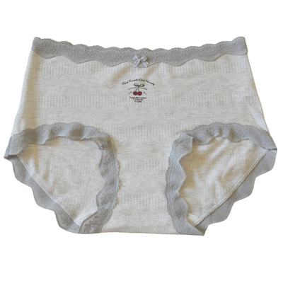 春夏芭蕾少女樱桃印花薄棉混内裤