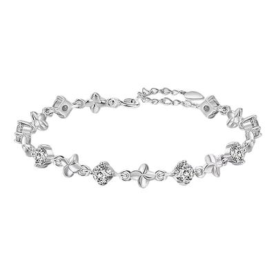 999纯银四叶草手链女带鉴定证书