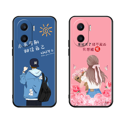 luckrider适用于荣耀X40i手机壳honorx40i保护套h0n0rx40i钢化膜rongyaox40i动漫DIO-AN00网红x四十i挂绳华为